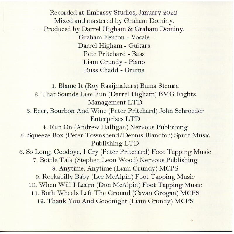 Graham Fenton and Friends CD FT213 CD - MusicKing.co.uk